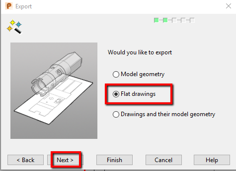 如何将 PowerShape 工程图导出为 dwg/dxf 格式