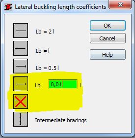 How to limit unrestrained lateral buckling length for steel design in ...