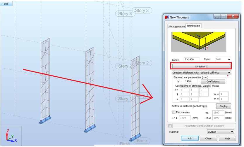 "Instability of type 1" reported while calculation of model with orthotropic panels in Robot ...