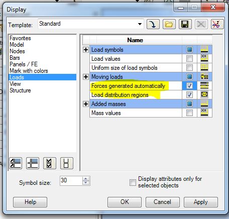 How to define surface loads on bars for a 3D Frame model in Robot ...