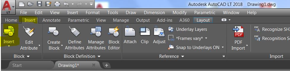 How To Place A Title Block On A Layout In AutoCAD