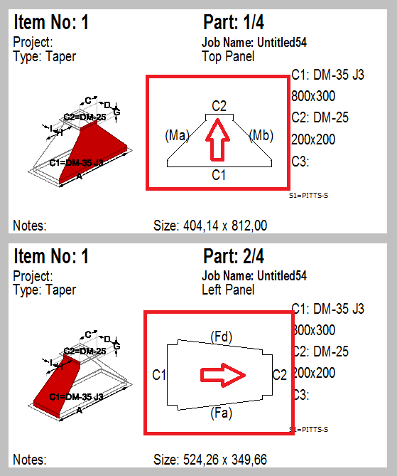 How to set a specific orientation for the label Graphical CNC Part View ...