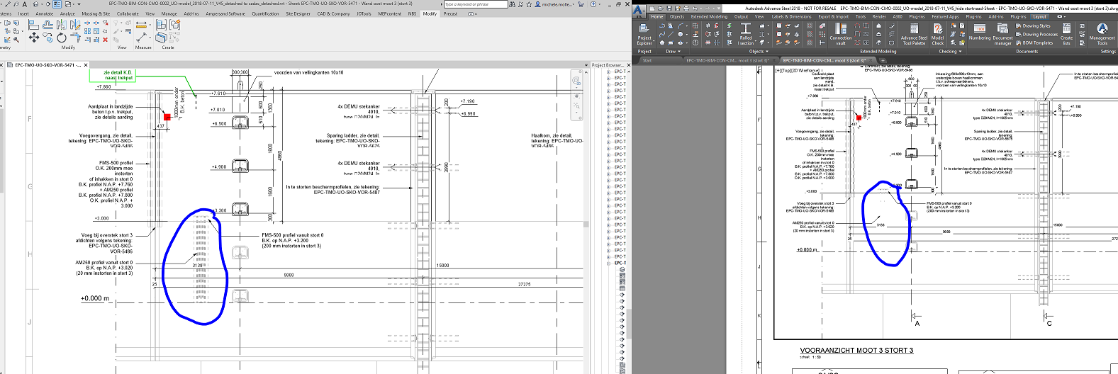 Hidden lines are missing while exporting to DWG from Revit