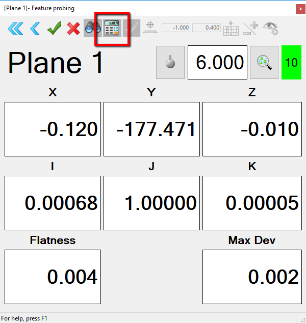 La forme plane n'affiche pas les résultats de mesure dans PowerInspect