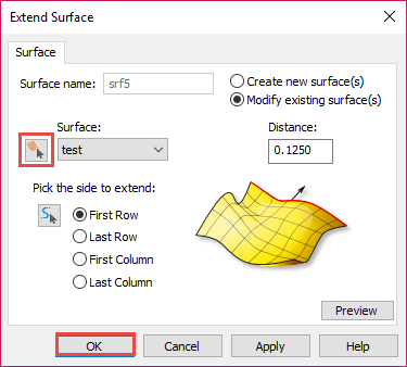 How to extend surfaces from a solid in FeatureCAM