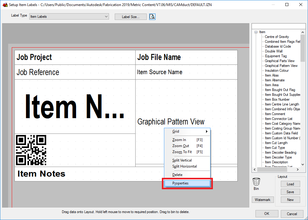 How to display specific annotations on Labels in CAMduct