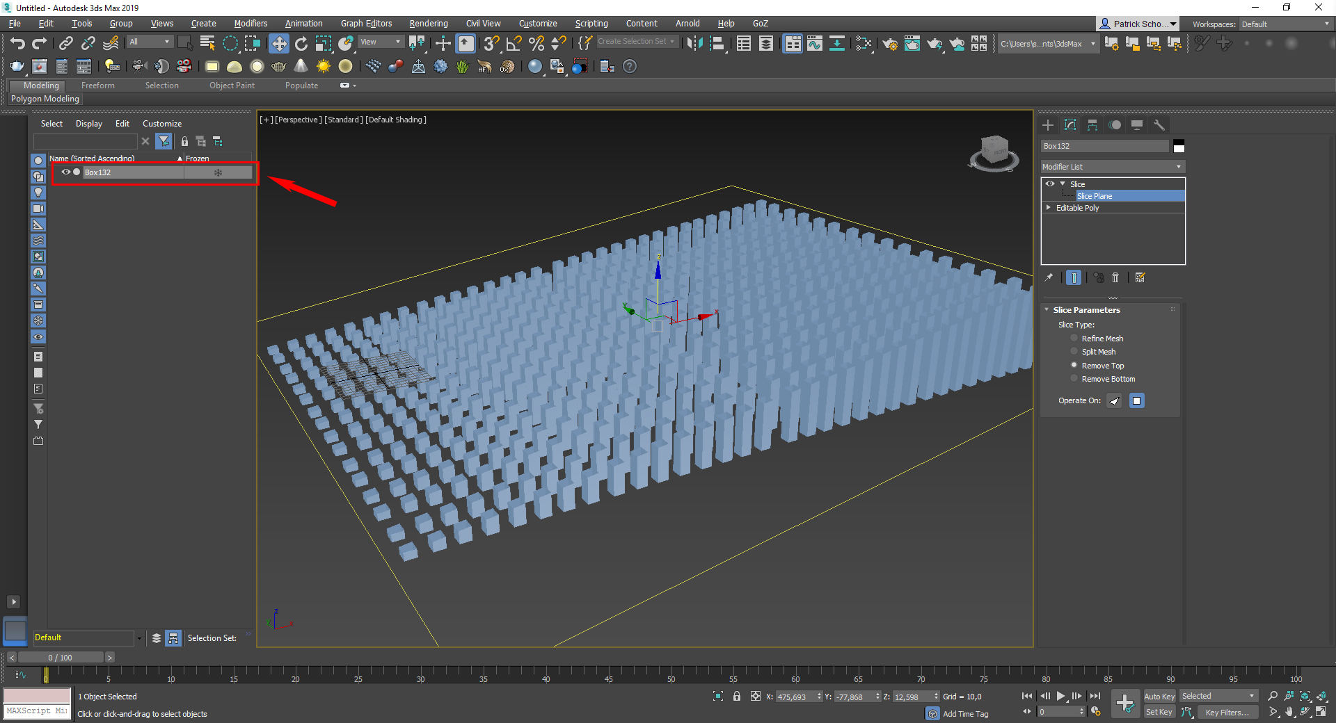 3ds Max runs slowly when using animated Slice modifiers on scene geometry