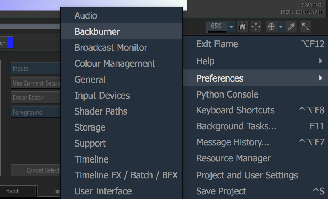 Flame 渲染选择中无“燃烧”（No Burn）选项