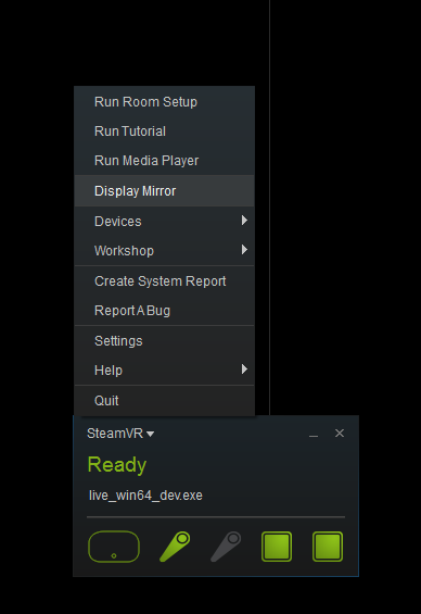 Monitor output is not full screen when using VR in Autodesk Live