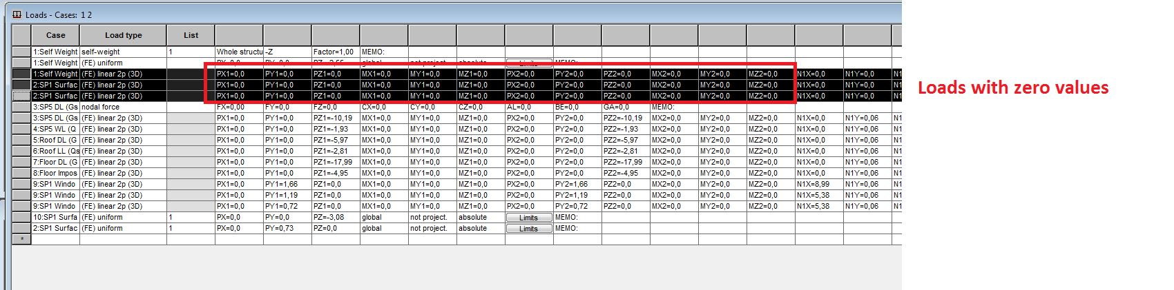 "Linear load has not been applied to a panel" in Robot Structural Analysis