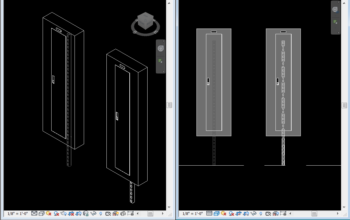 Some Revit elements appear transparent in section or 3D views using ...