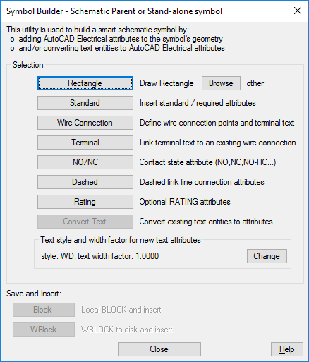 Wrong Dialog Box Appears For Symbol Builder In AutoCAD Electrical 