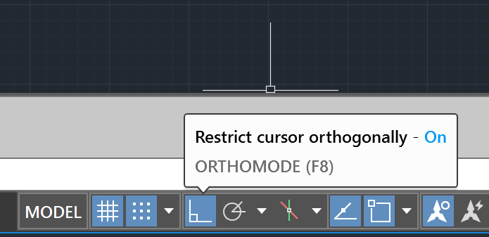 How to prevent ORTHOMODE from being temporarily turned on when the ...