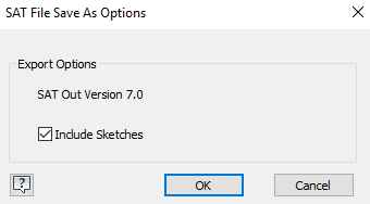 在 SolidWorks 中创建的 SAT 文件无法在 Revit 中打开