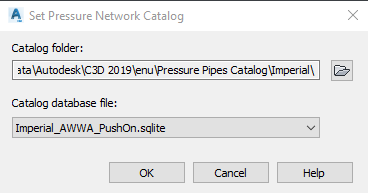 "The selected folder does not contain all the Catalog information." message appears when trying ...