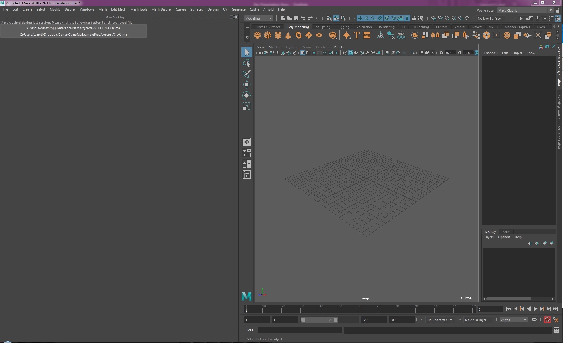 How To Find Maya Recovery File After A Crash