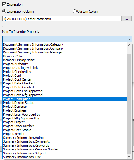 How to customize Content Center library description in Inventor