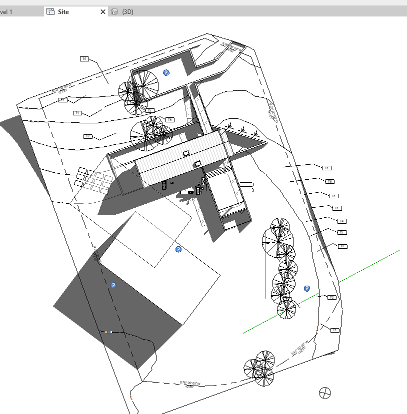 In-place mass cannot be rotated by Project North in Revit