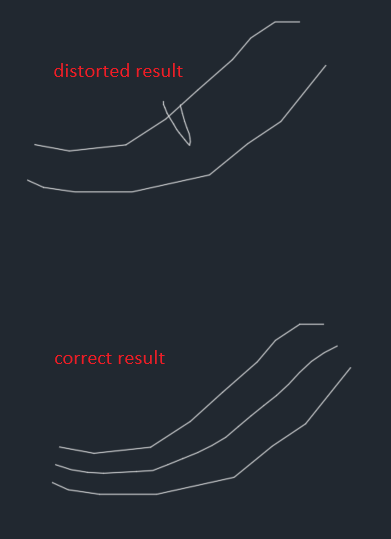 Cannot create a centerline between two polylines using the PathAverage.lsp
