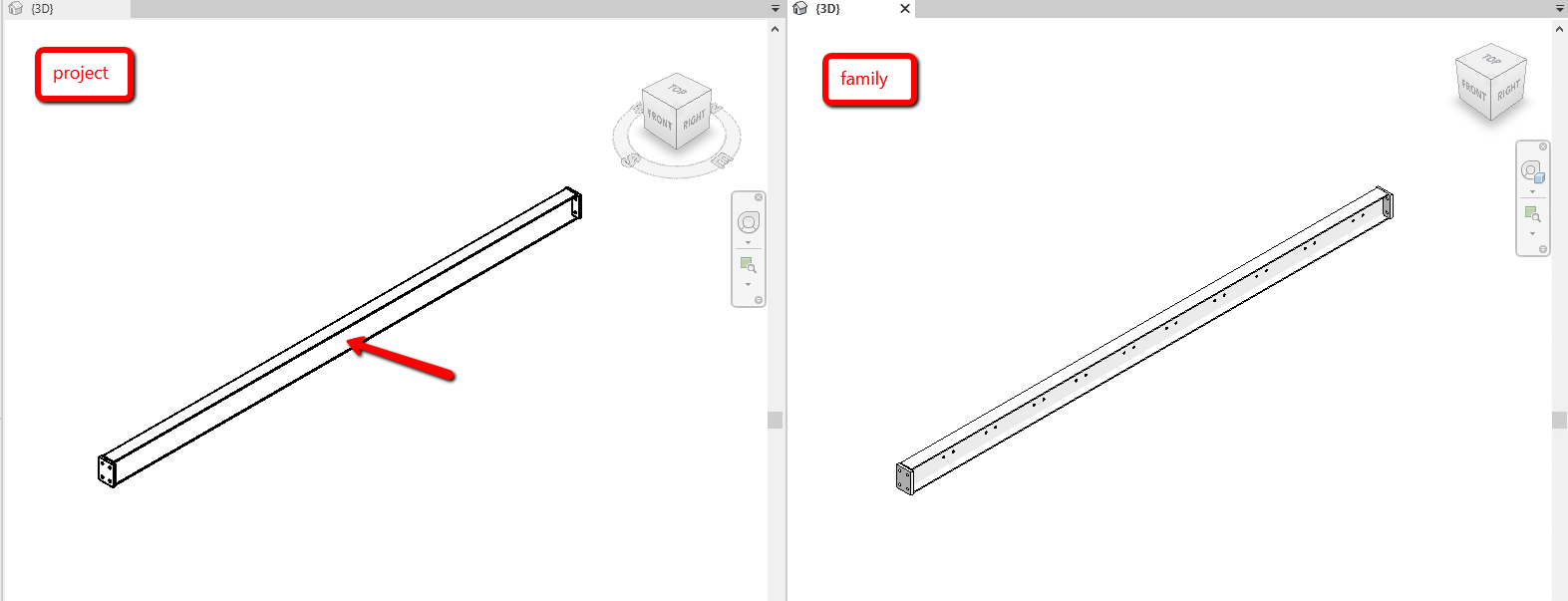 Nested voids do not cut host when loading a Revit family into project
