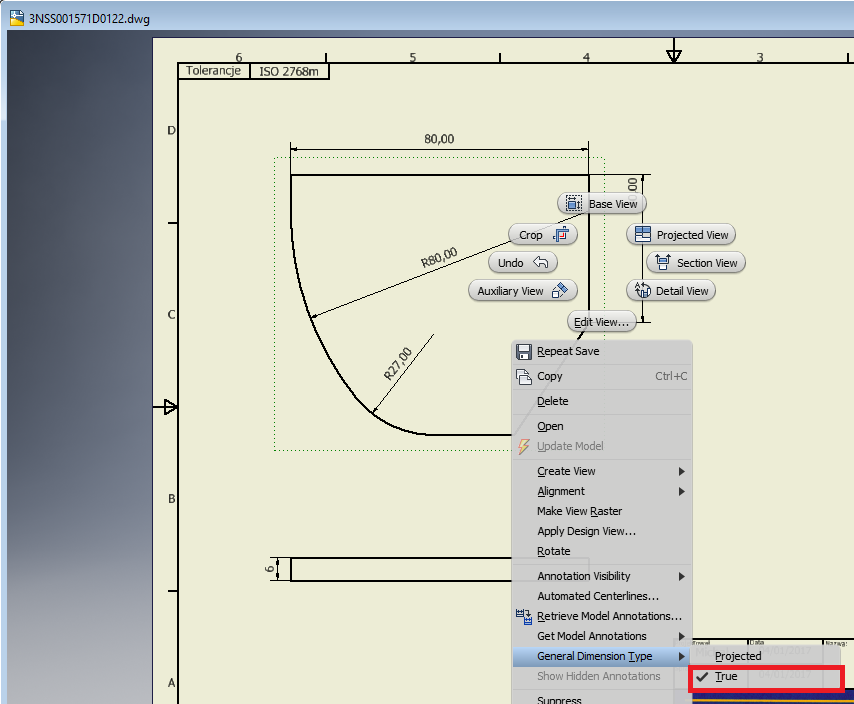 The Wrong Dimensions Are Displayed When Opening An Inventor Drawing In 