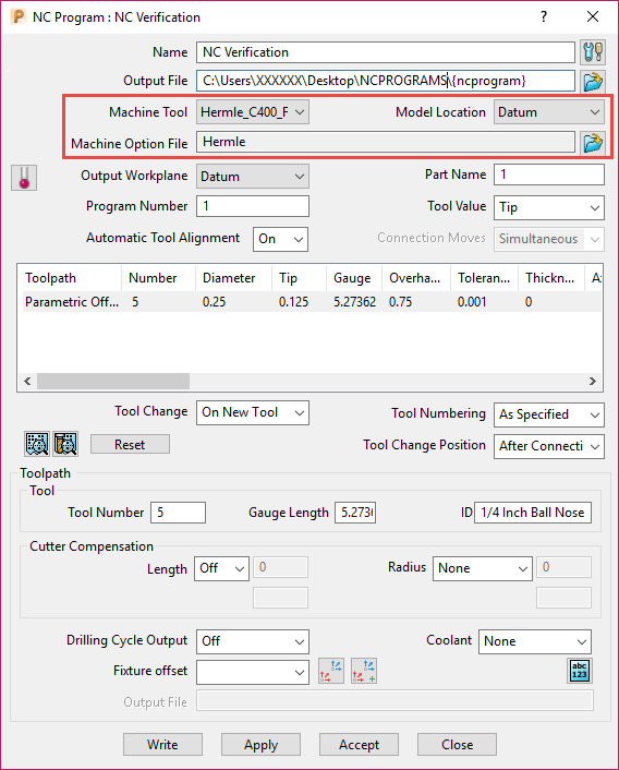 How to set up for NC Verification in PowerMill