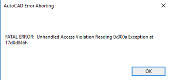 AutoCAD Civil 3D 2017 is crashing with error messages ...