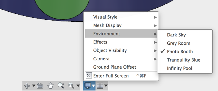 Customizing the Environment colors of the user interface in Autodesk Fusion