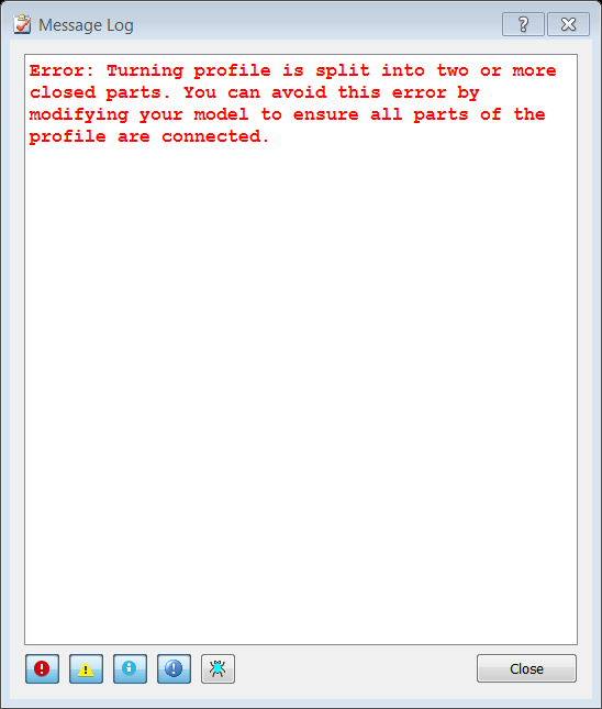 Fusion Help | "Turning profile is split into two or more closed parts ...