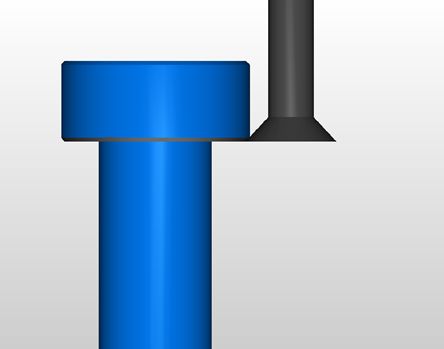 How to apply a back chamfer to a curve-based feature using a dovetail tool in FeatureCAM