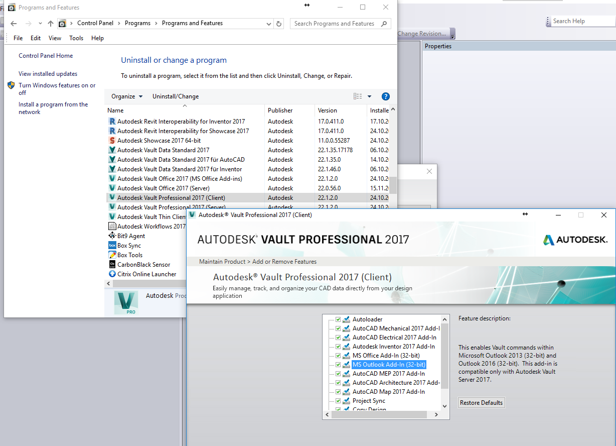 When starting MS Office the Vault Add-in is not loaded automatically ...