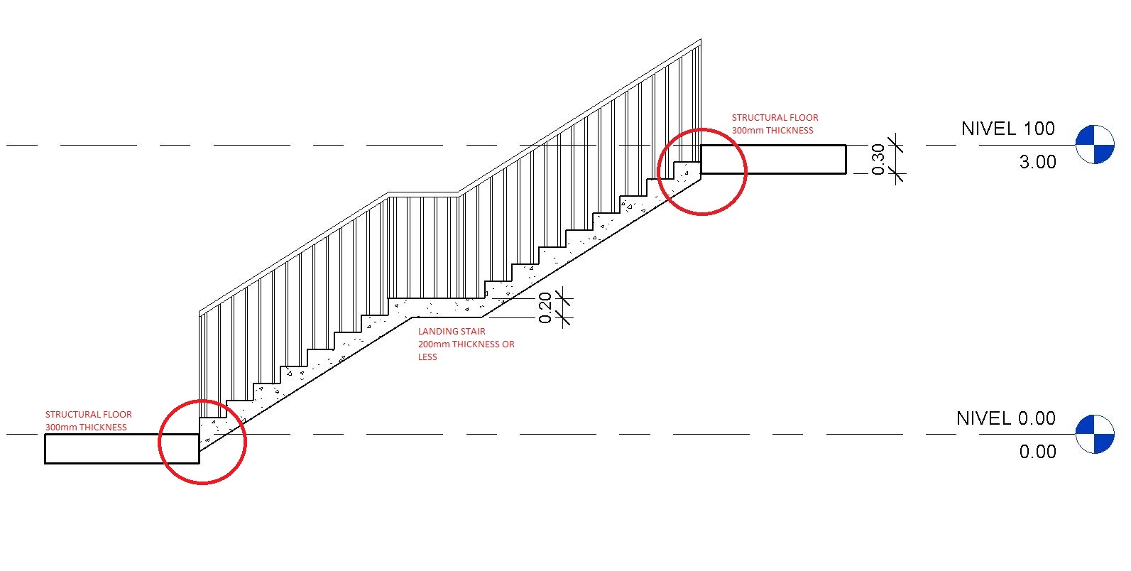 Autodesk Revit Top Level Joins Of Monolithic Stairs
