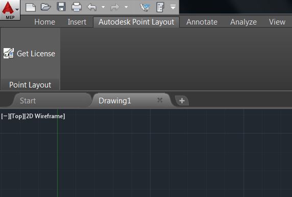 The ribbon to activate Point Layout is missing when launching the ...