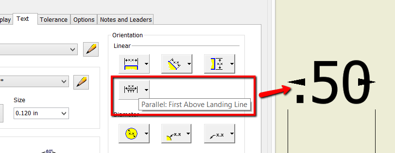 Inventor 2017: Dimension text will not be automatically shifted outside ...