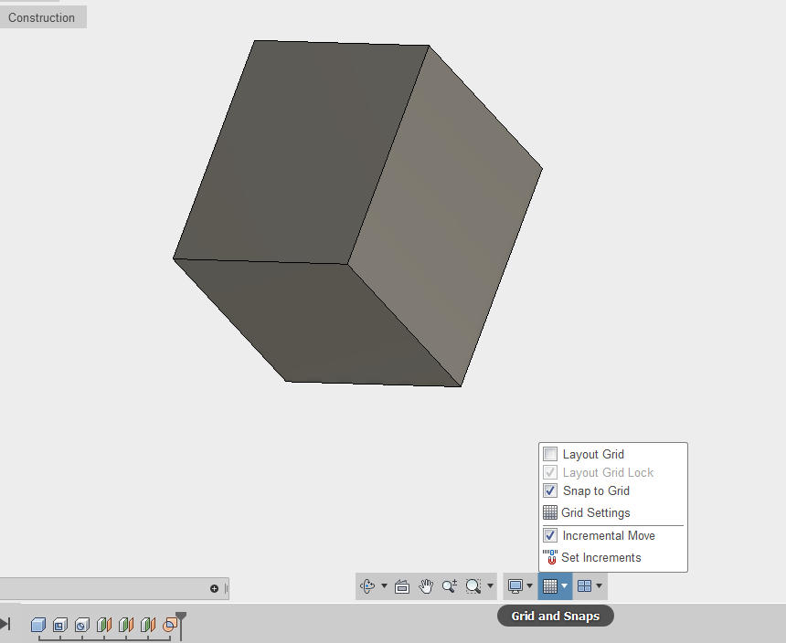 How to edit grid spacing in Fusion 360