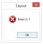 "Error: 2: 1" when launching Autodesk Point Layout