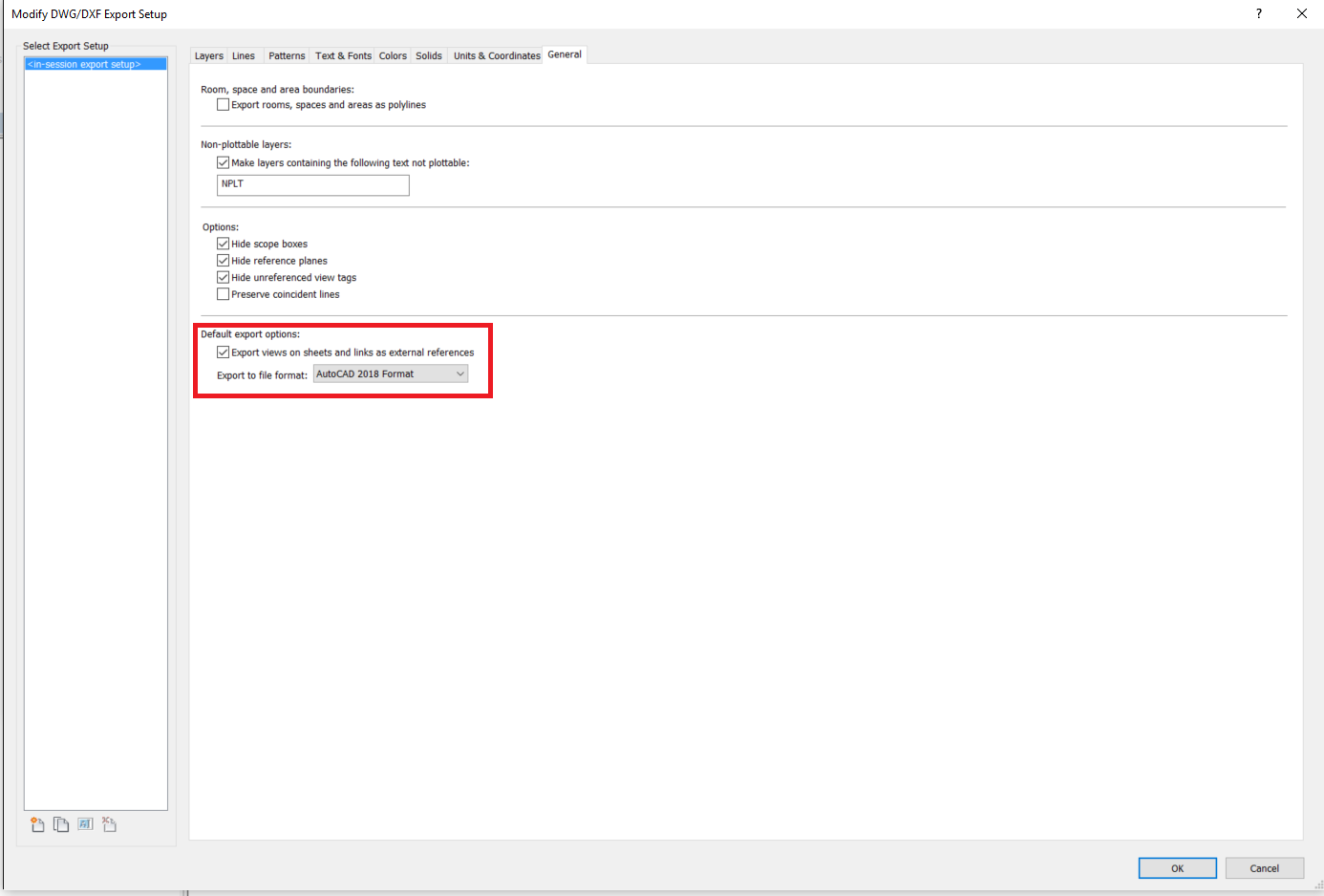 Revit Dwg Dxf Export Unwanted Elements In Autocad Model View