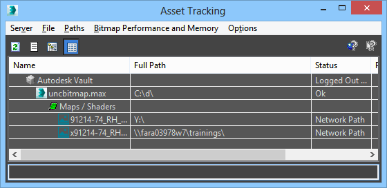 3ds Max Missing Scene Asset Files In Network Locations 3ds Max 2018 Autodesk Knowledge Network
