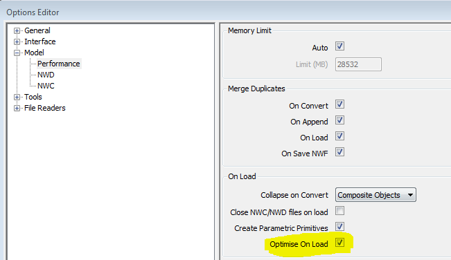 Reducing the file size of Navisworks models in BIM 360 Glue