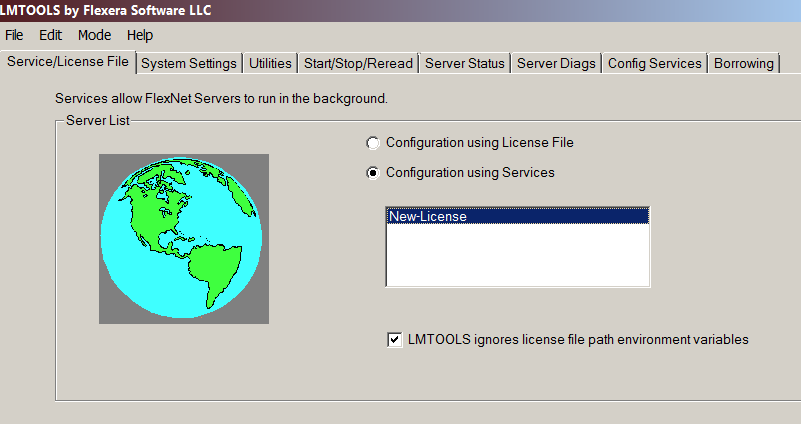 LMTools - FlexNet Licensing error:-12,16