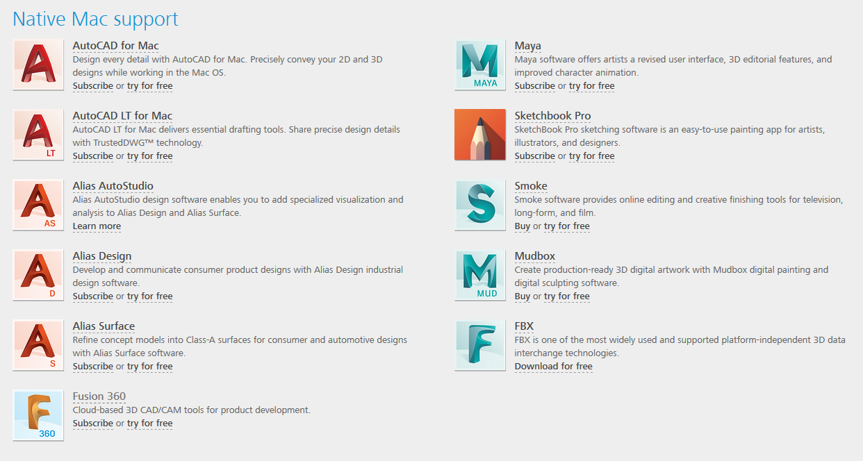Which products are Mac-compatible?