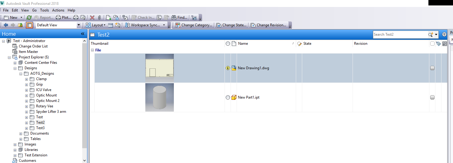 Unknown Status icon in Vault explorer after moving, copying or renaming an Inventor DWG file