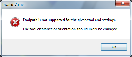 Outside to inside direction for face profile turning toolpath does not allow toolpath creation ...