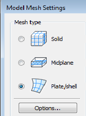 How to create a 2D model from a 3D CAD model in Simulation Mechanical