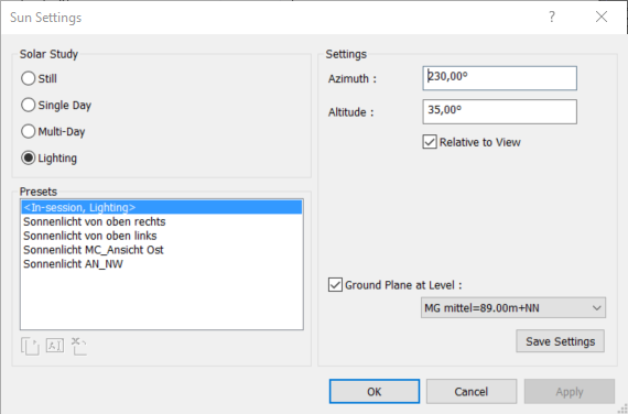 Streaks of light appear within shadows in Revit
