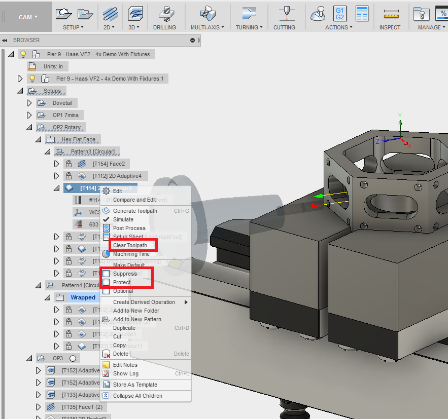 Fusion Help | Managing the CAM Browser in Fusion for large machining ...