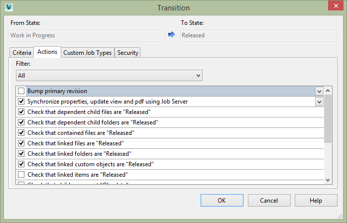 Vault 2024 Help | "[Job name] not allowed on non-tip versions" on certain jobs in the Vault Job ...