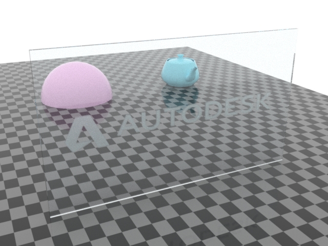 How to make glass with frosted text using the Physical Material in 3ds Max
