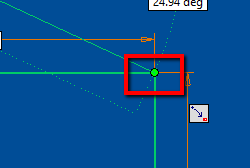 The mouse cursor pointer dot in an Inventor part sketch doesn't change ...