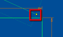 The mouse cursor pointer dot in an Inventor part sketch doesn't change ...